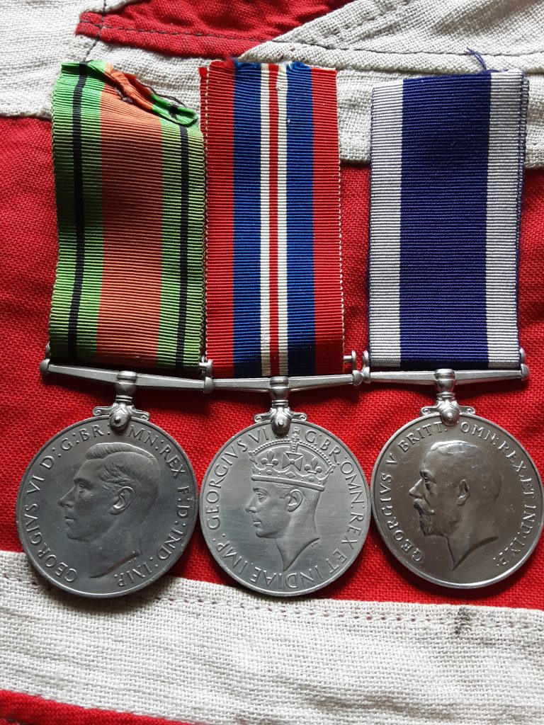 WW2 War & Defence GV Long Service Good Conduct Medal Group. Ernest ...
