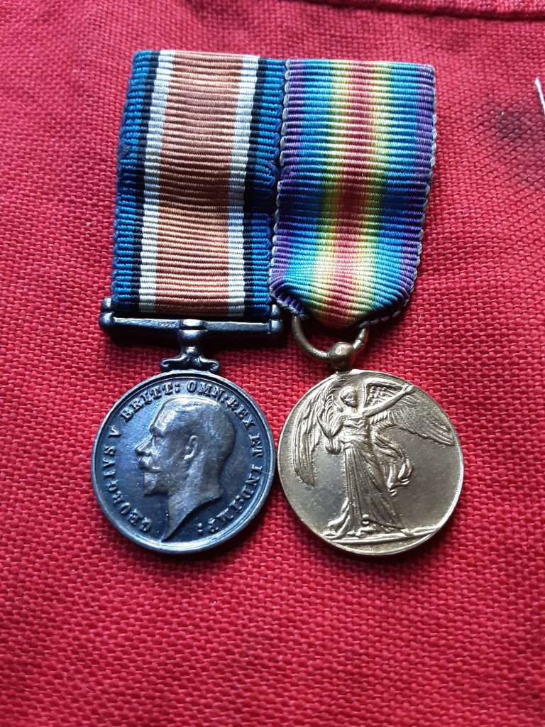 Period WW1 miniature pair. British War Medal & Victory. • South West ...