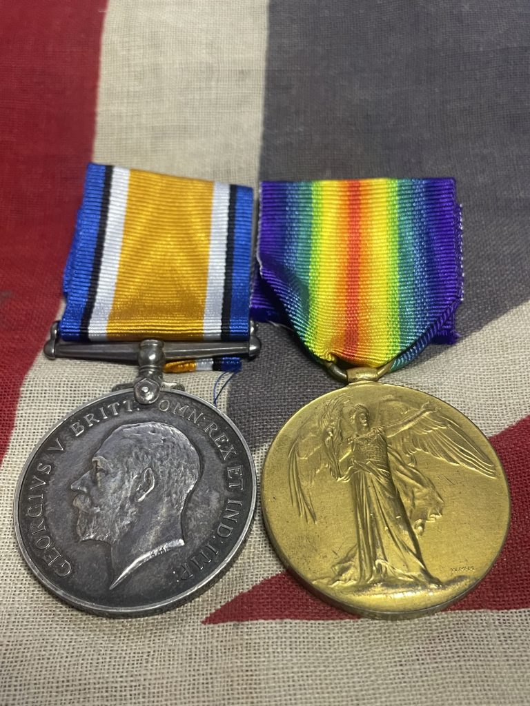 WWI Pair. Cross. Duke of Cornwalls Light Infantry – South West Medals ...