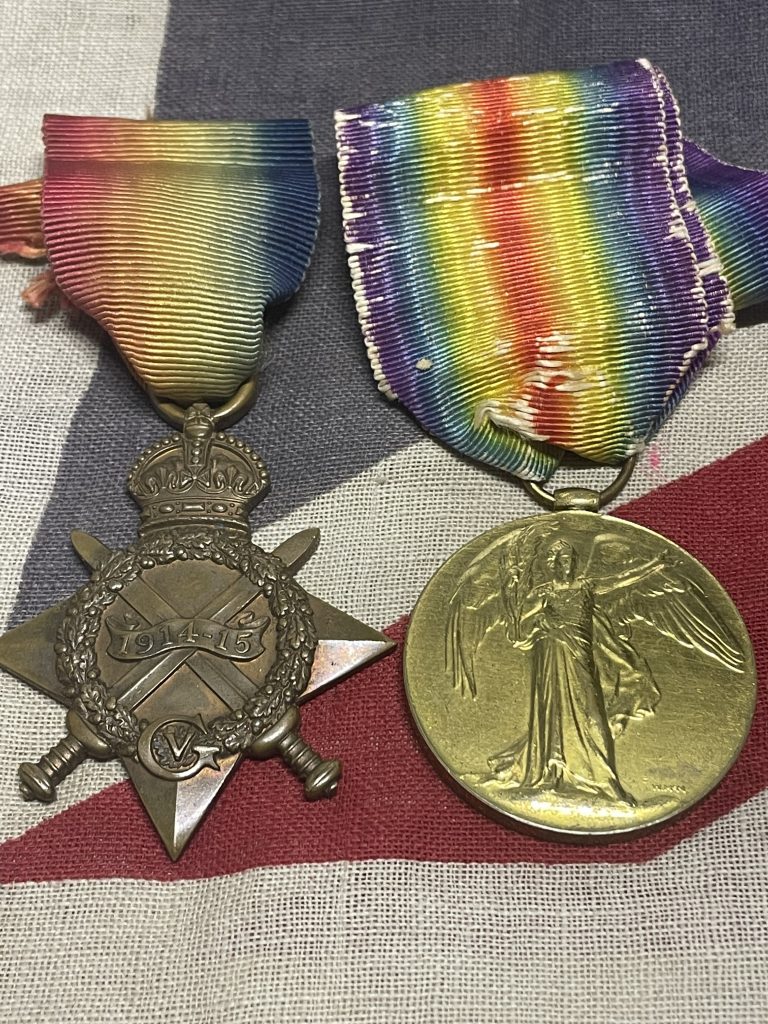 WWI 1915 Star & Victory. Royal Marine Bandsman. Walden. Chelsea. 2nd ...