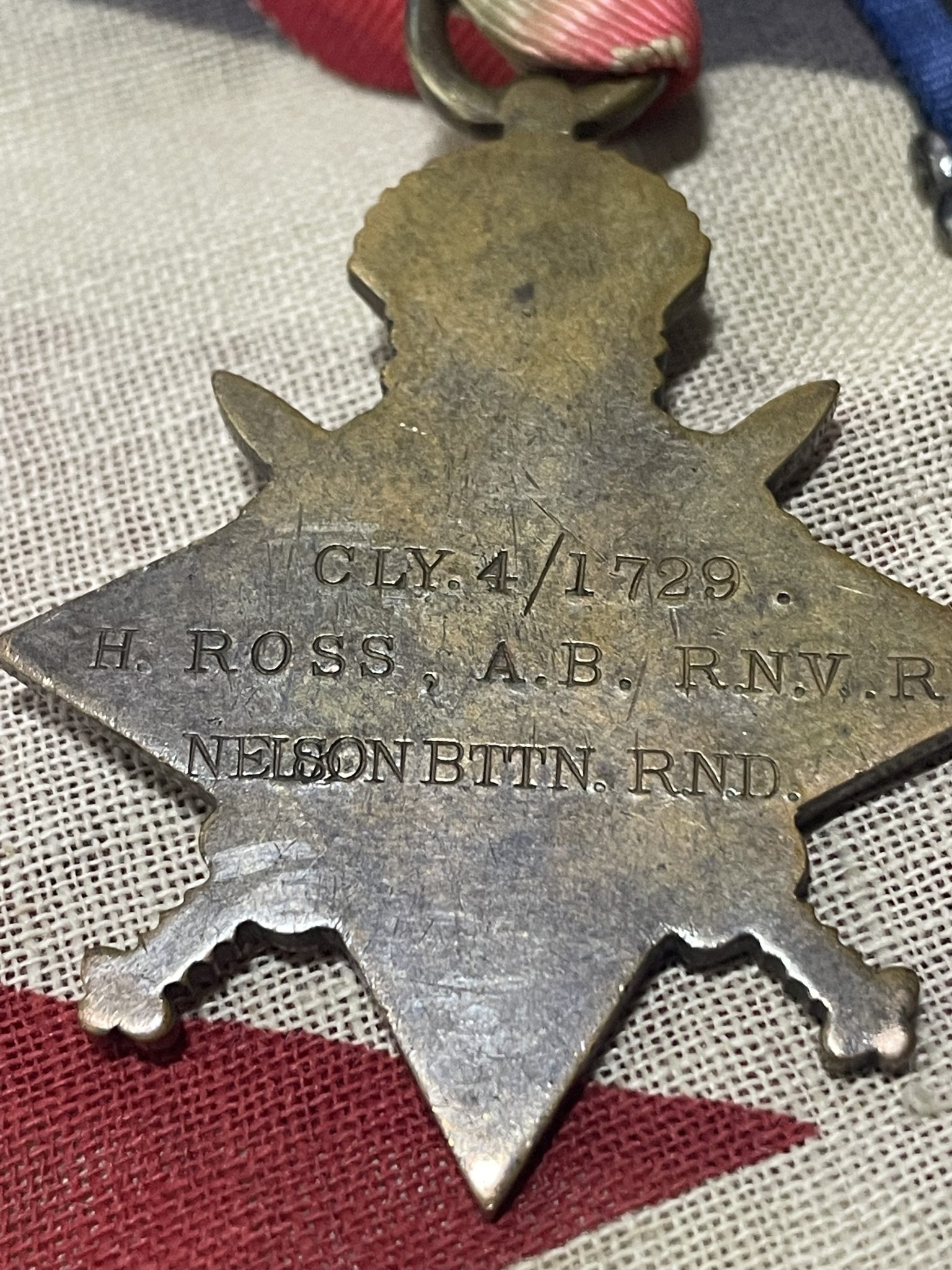 A pre-war sailor, 1914 Star Trio. Royal Naval Division and later Royal Navy. Ross. Govan ...