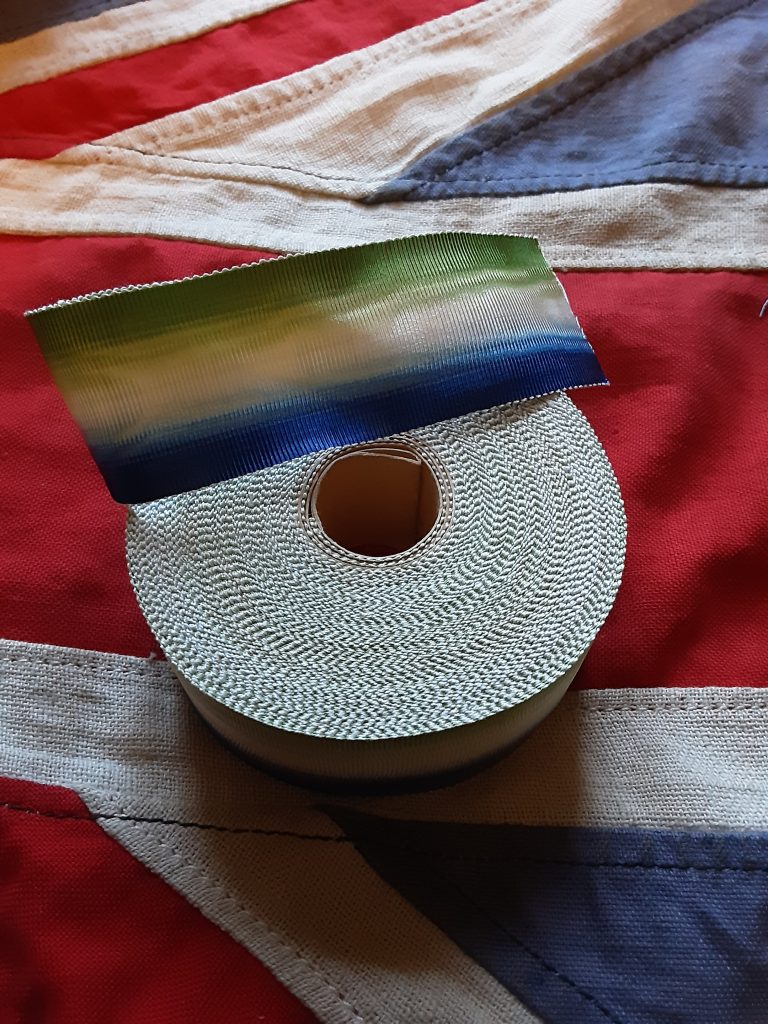 Old stock Atlantic star ribbon 6" lengths. • South West Medals And ...