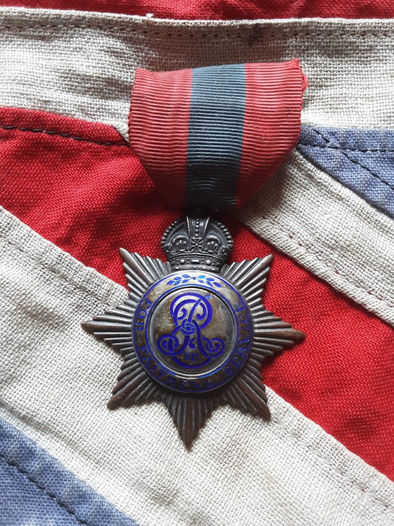 Edward VII. Imperial Service Medal. Elkington. James Edwards • South ...