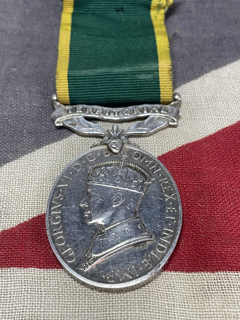 KGVI Territorial Efficiency Medal. Edwards. Royal Engineers. – South ...
