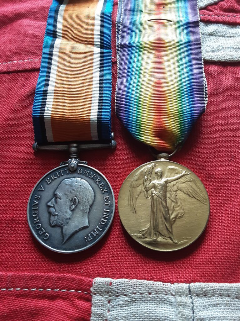 WWI Loos Casualty Pair. Benjamin Clark. A&S Highlanders. KIA April 1918 ...