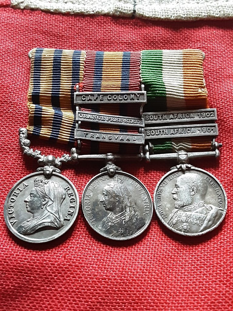 Period miniature group. British South Africa Company, Mashonaland 1897 ...