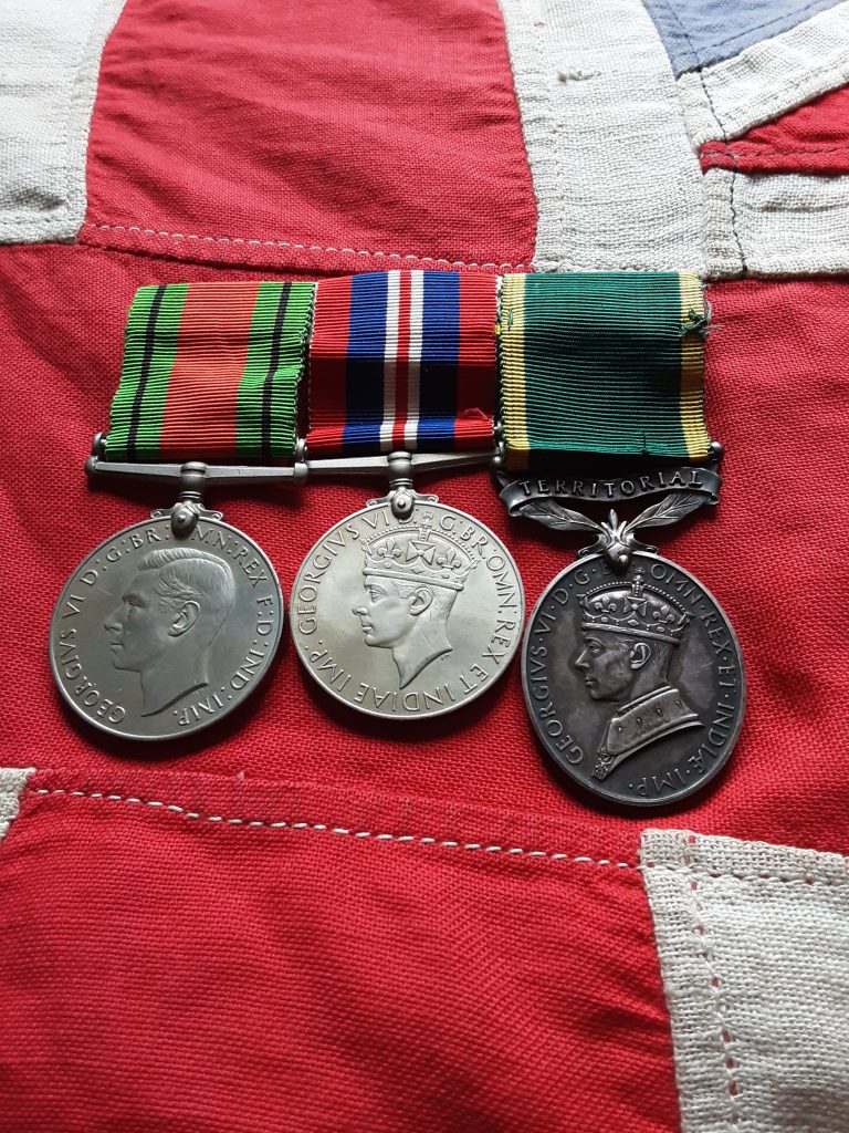 WWII Territorial group. Bombardier Frederick James Read. 10th Royal ...