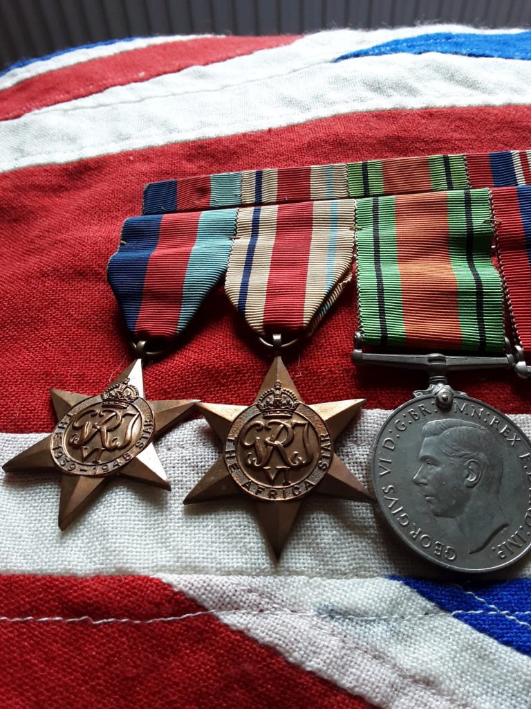 WWII Africa Star & Territorial group. Craftsman G Baker. REME. Royal ...