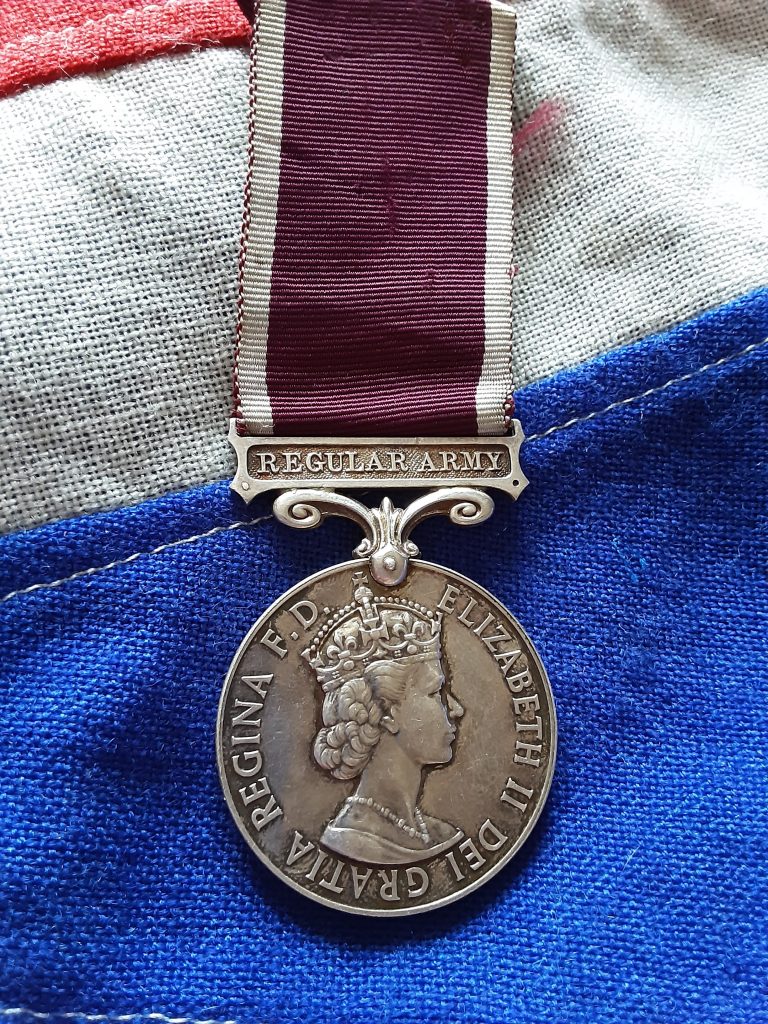 Regular Army Long Service Good Conduct Medal. Sgt I M Johnson RAMC ...