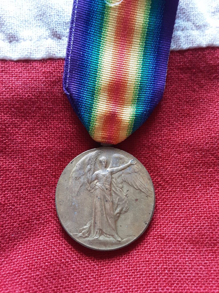 WWI Victory Medal. John David Jones RAMC. Wounded October 1918. Lived ...