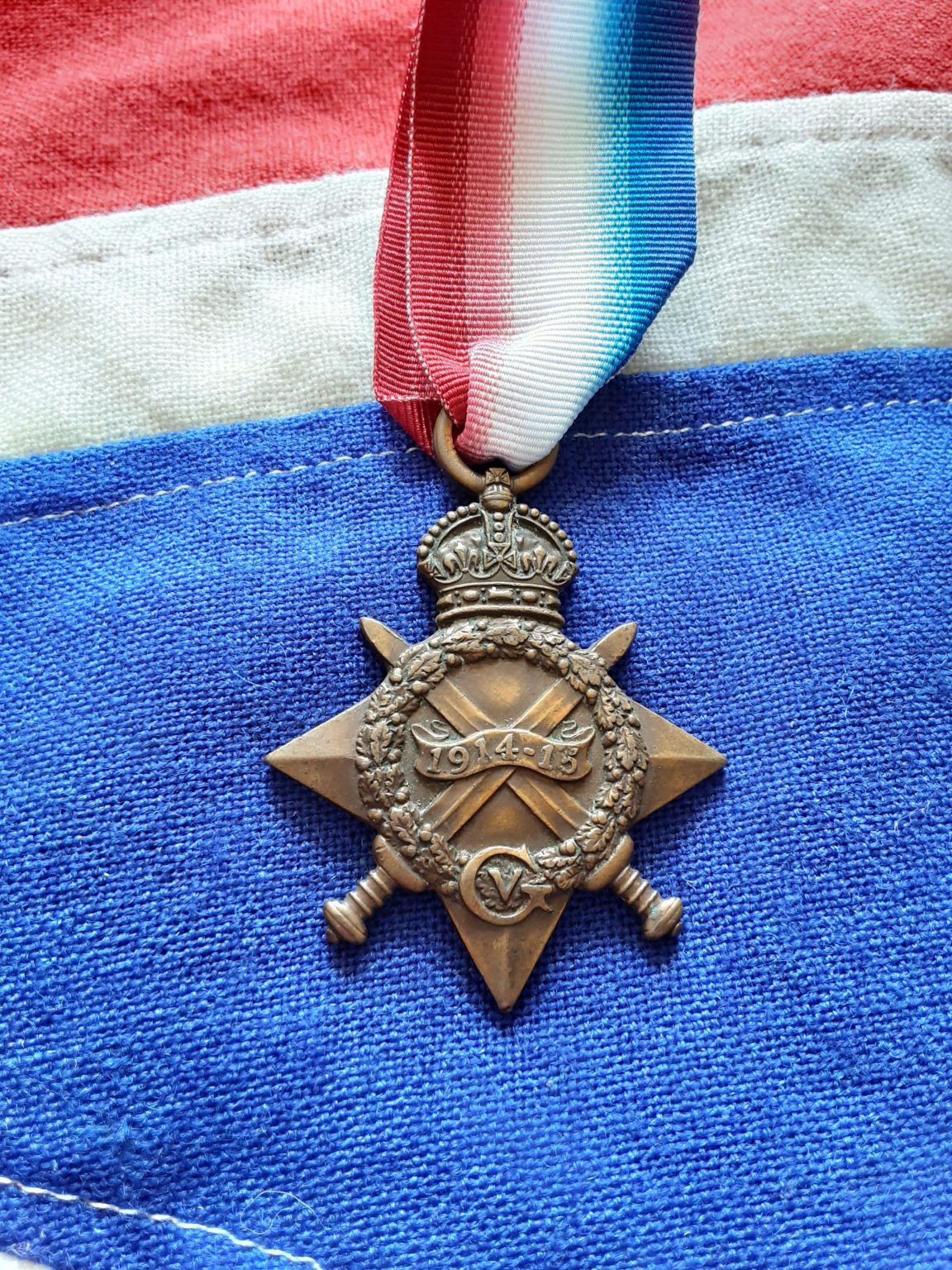1915 Star. 2nd Lancashire Fusiliers & 305 Company Royal Defence Corps ...