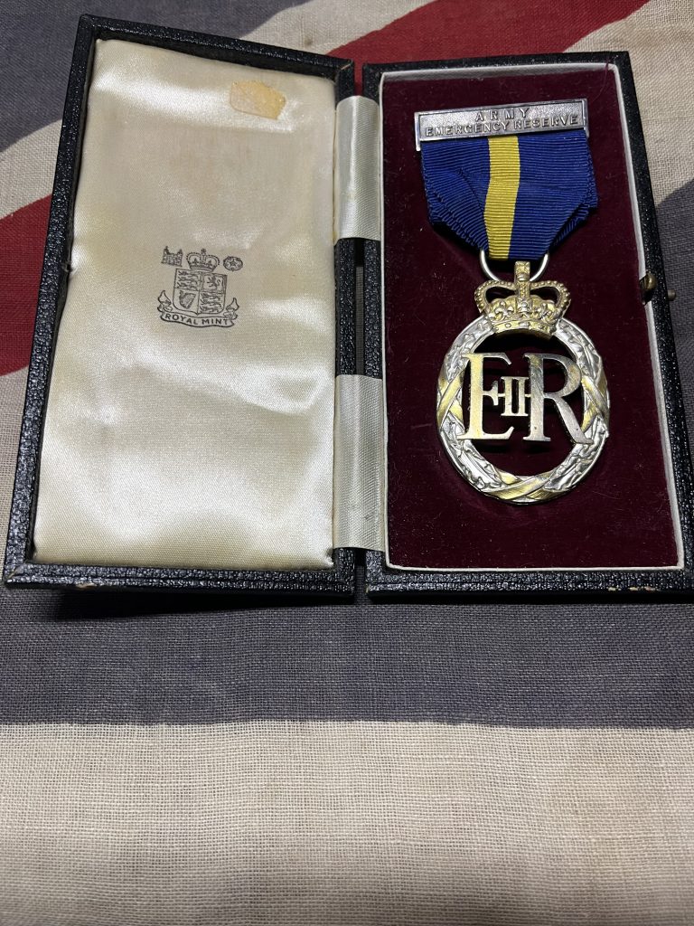Army Emergency Reserve Decoration. 1956. – South West Medals And ...