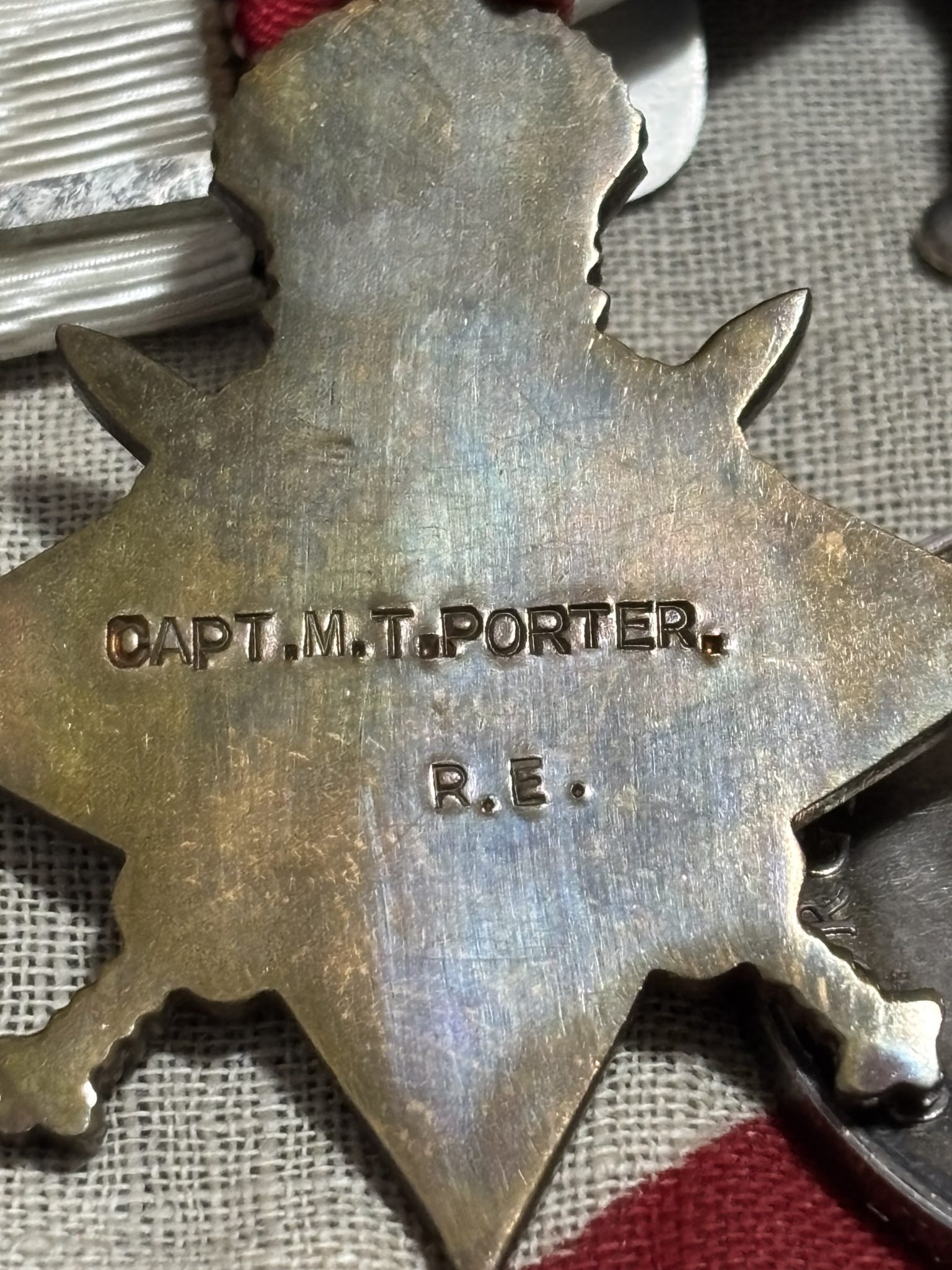 WWI/II Military Cross grouping. Lt Col Porter. RE. East India Company ...