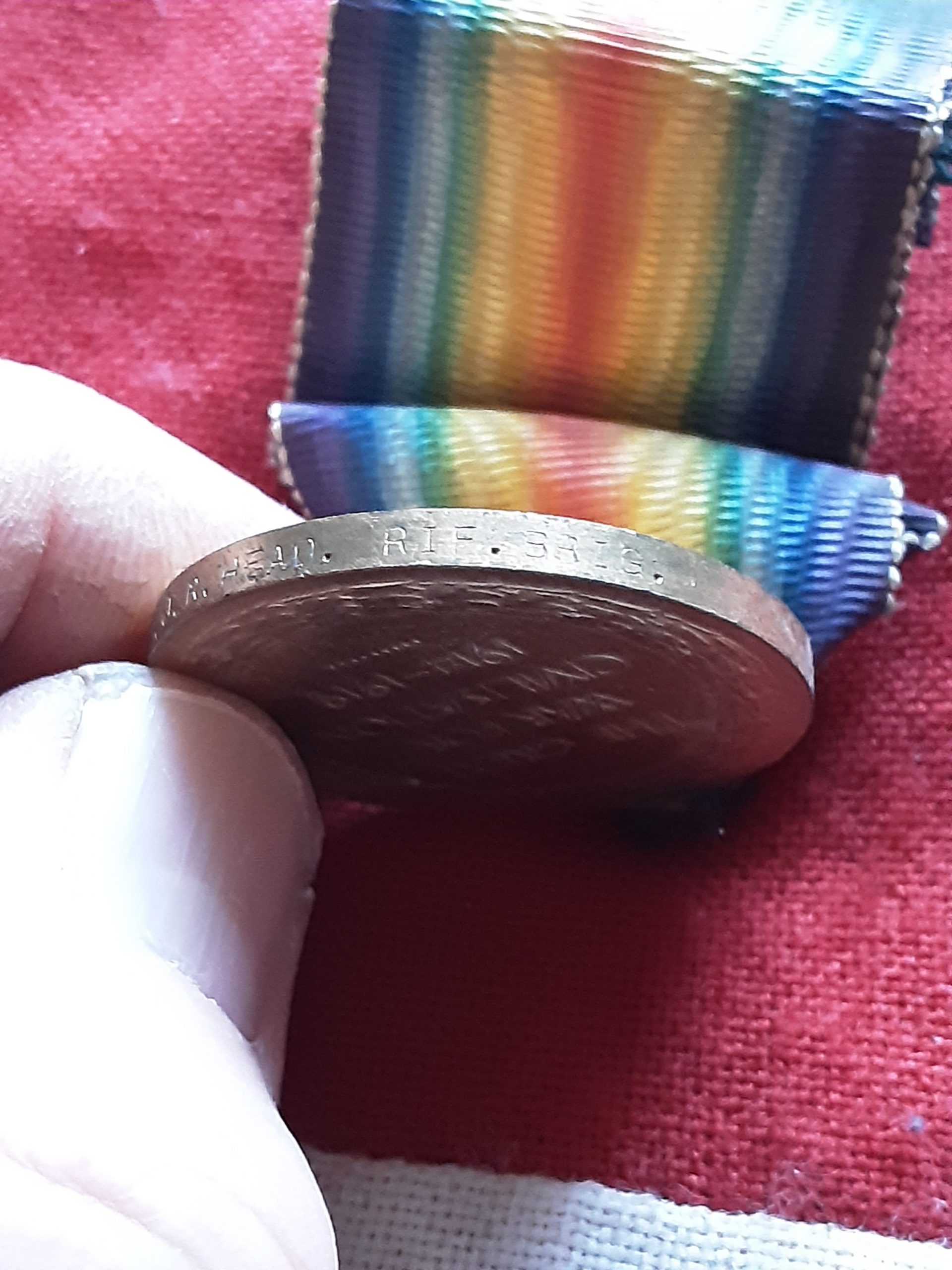 Victory . John Robert Head . Strood, Rochester .4th Rifle Batt. Rif ...