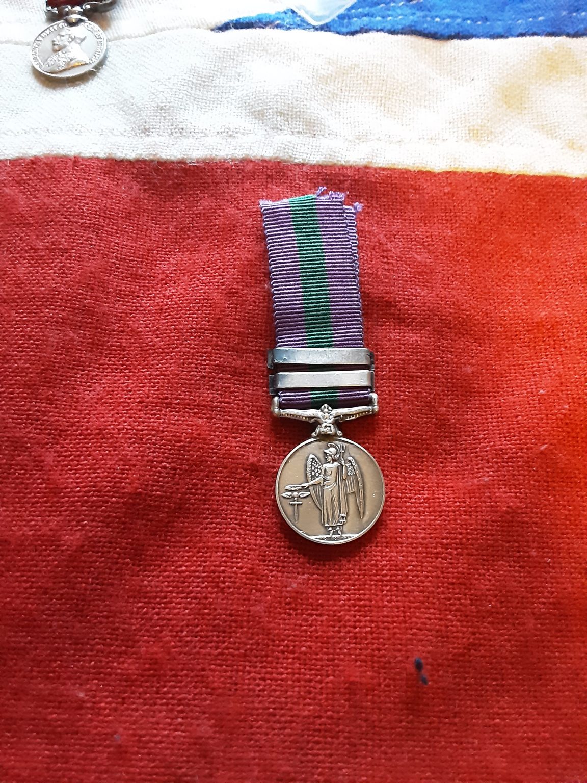 Period miniature GSM. Palestine & Cyprus – South West Medals And ...